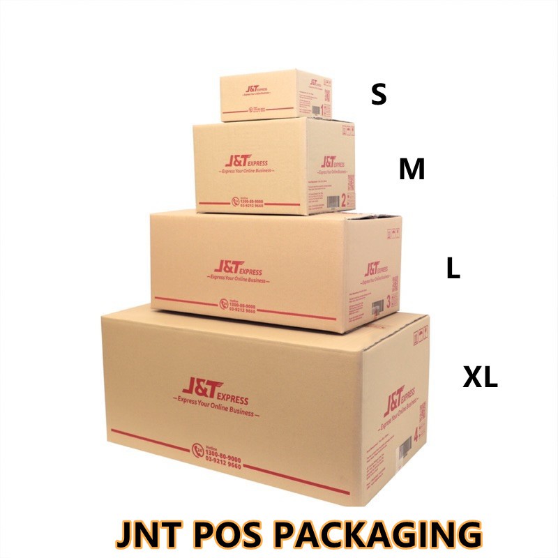 CARTON BOX / PAPER BOX- Size S/M/L/XL Strong Carton Box Courier Box ...