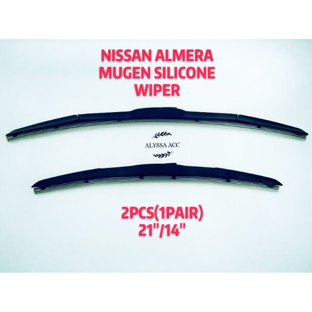 NISSAN ALMERA MUGEN SILICONE WIPER 21/14 | Shopee Malaysia