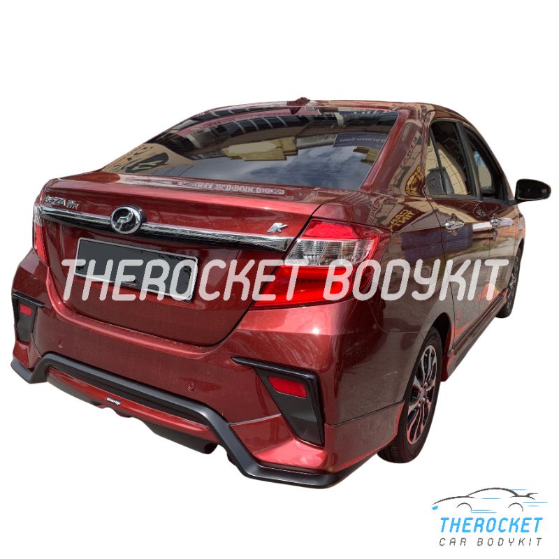 Perodua Bezza 2020-2025 Gear Up Rear Skirt Bodykit Material PU With ...