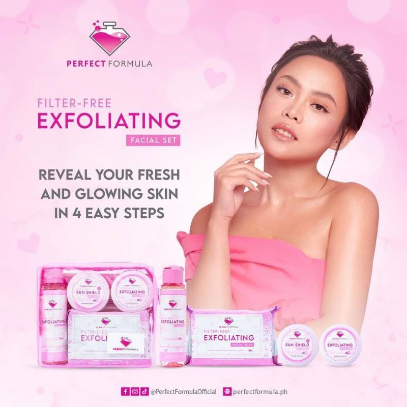 💥Perfect Formula-Filter Free Exfoliating Facial Set💥 | Shopee Malaysia
