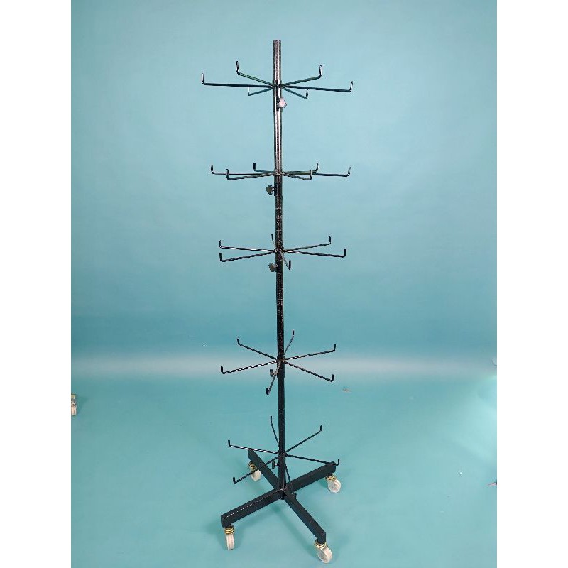 Hook stand display with wheels / Stand Gantung hook | Shopee Malaysia