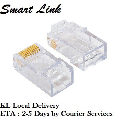 (Ready Stock) i Cable Taiwan Factory Gold Coated RJ45 CAT6E Modular ...