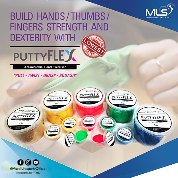 Puttyflex Antimicrobial Hand Exerciser (Bucket) | Shopee Malaysia