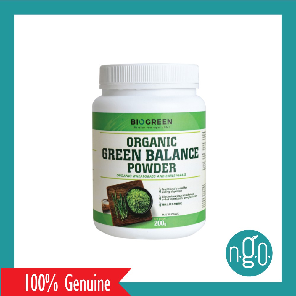 Biogreen Organic Green Balance Powder (200g/tub) | Shopee Malaysia