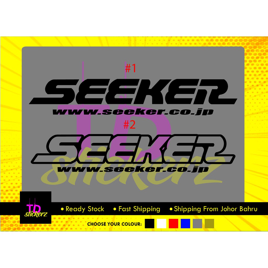 SEEKER CAR STICKER - HONDA | Shopee Malaysia