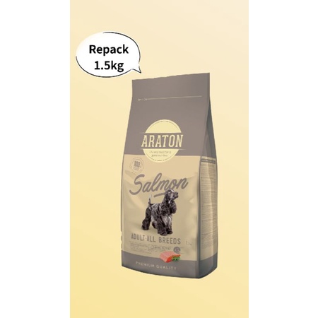 [Premium Dog Food] Araton Dog Dry Food Salmon/Chicken 1.5kg Repack ...