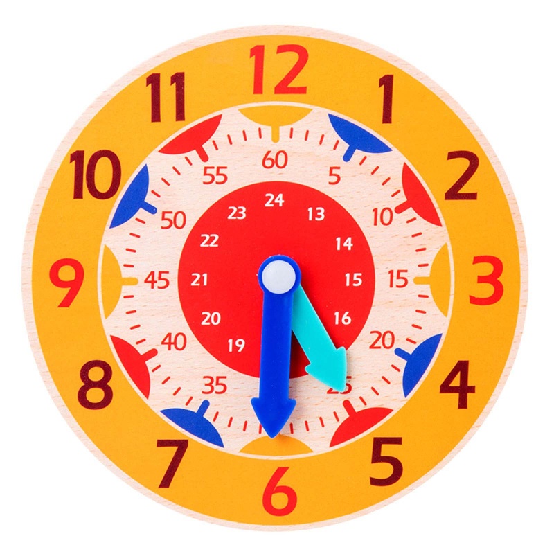 youn Sensory Model Clock Teaching Props Primary School Supplies Teacher ...