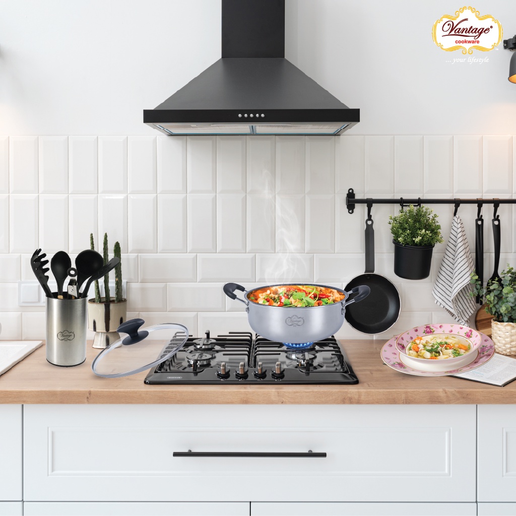 Vantage Aurora Stainless Steel Non-Stick Sauce Pot (24cm) | Shopee Malaysia