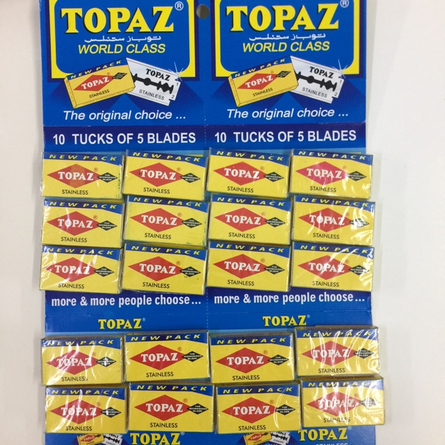 TOPAZ Stainless World Class Blades | Shopee Malaysia