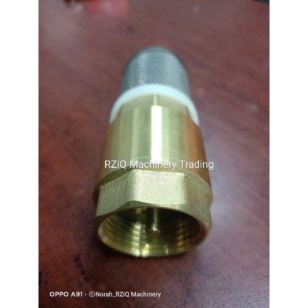 RZiQ Cooper Suction Foot Valve 1" Inch Float Valve for waterpump ...