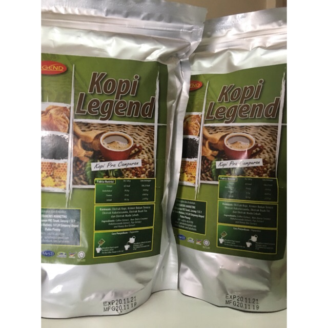 KOPI LEGEND PRA CAMPURAN 🔥MADU 🔥HABATUS SAUDA 🔥BUAH TIN 🔥20 SACHET | Shopee Malaysia