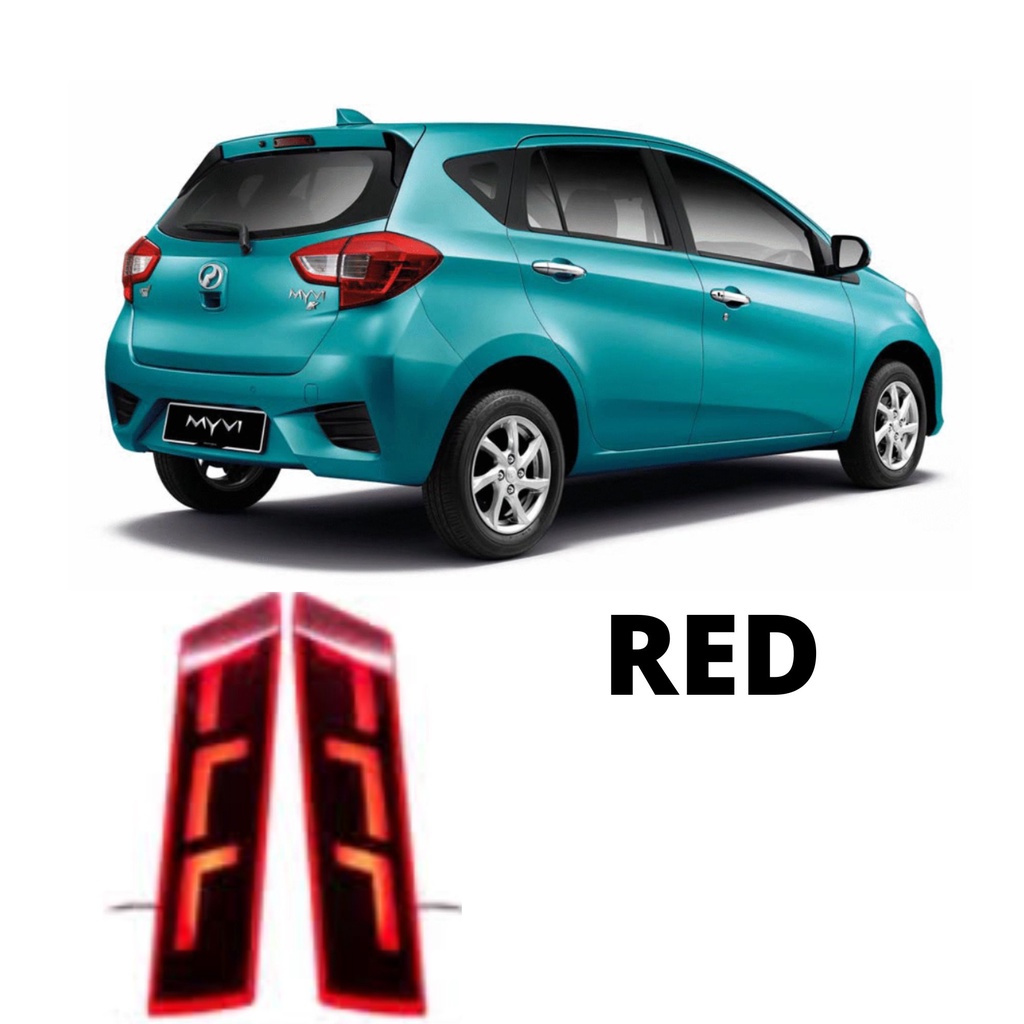 New Perodua Myvi GEN3 G3 2018-2022 Facelift LED Rear Bumper Reflector ...