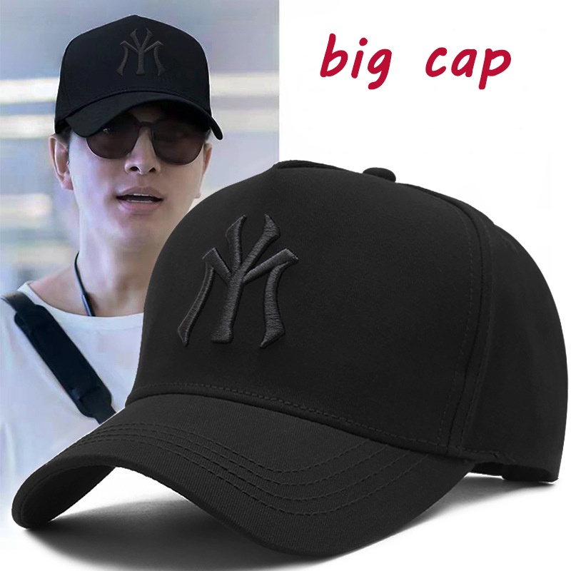 Baseball Caps 56-60cm 61-65cm large head Man Big Size Causal Peaked ...