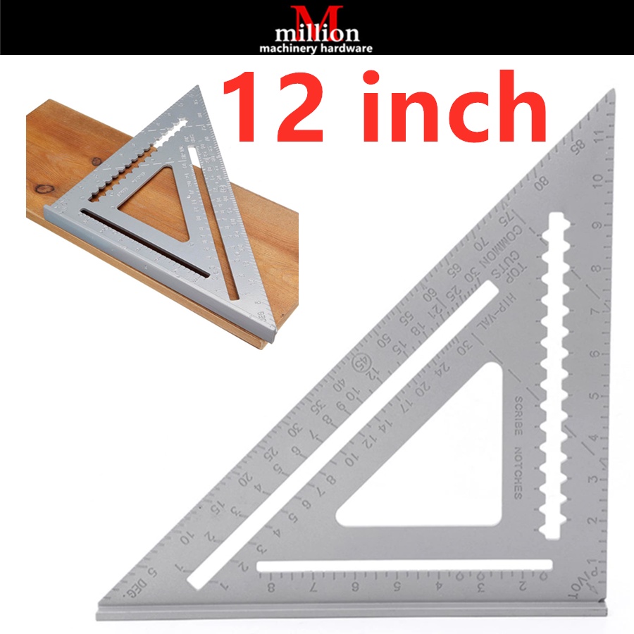 millionhardware - 7 Inch & 12inch Aluminium Alloy Right Angle Triangle ...