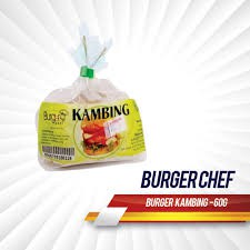 Chef Burger Kambing / Burger Arnab / Burger Ostrich / Burger Rusa ...