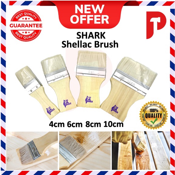 Shellac Brush 🔥 Ready Stocks 🔥 Varnish Brush Goat Fur 4cm-10cm | Shopee ...