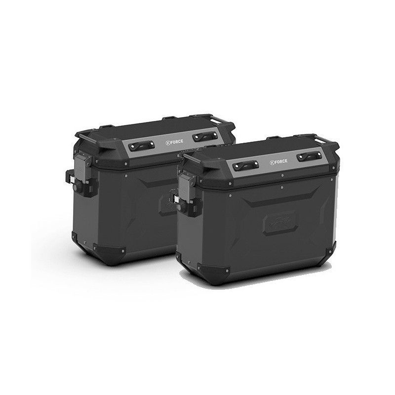 KFR37B KAPPA K'FORCE TOP SIDE BOX - BLACK/ KAPPA SIDE CASE BLACK ...