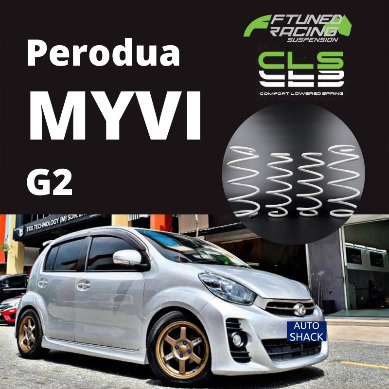 PERODUA MYVI G2 F Tuned CLS Series Comfort Lowering Spring Suspension ...