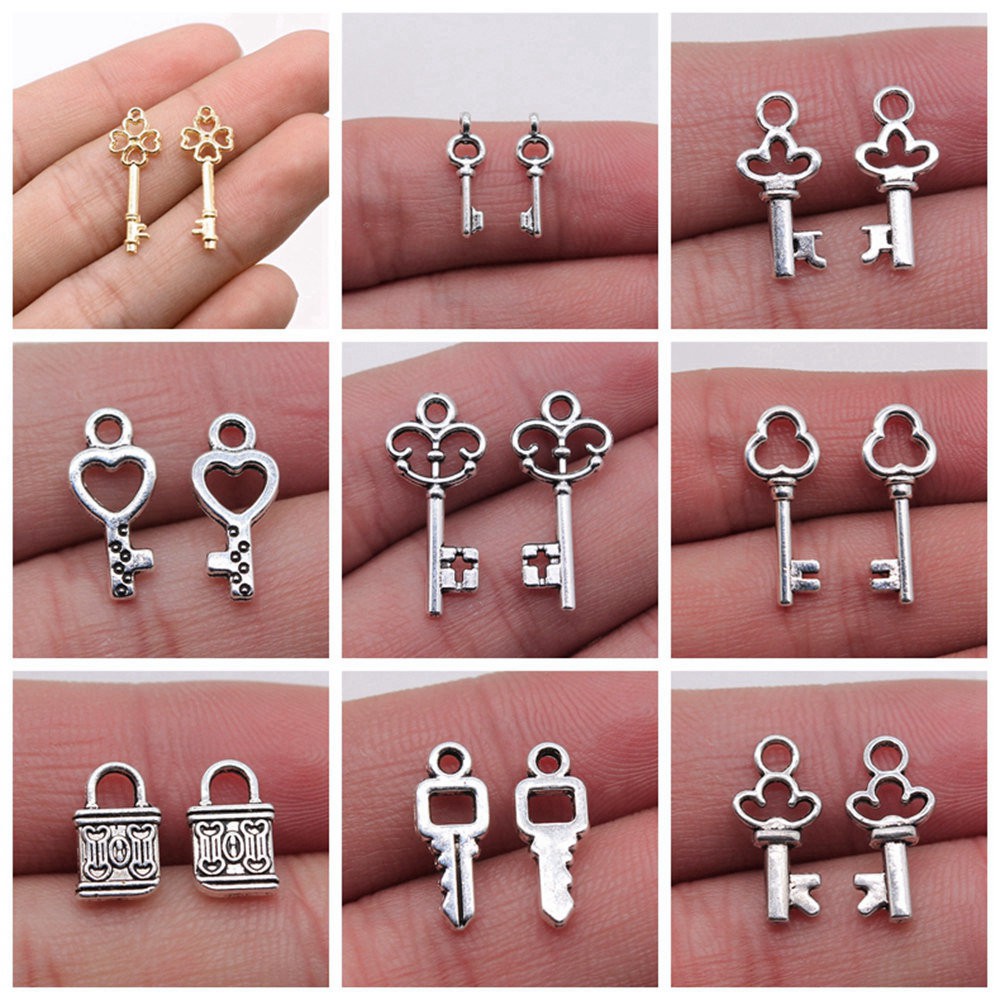 Small Key Charms For Jewelry Making Handmade Diy. | Shopee Malaysia