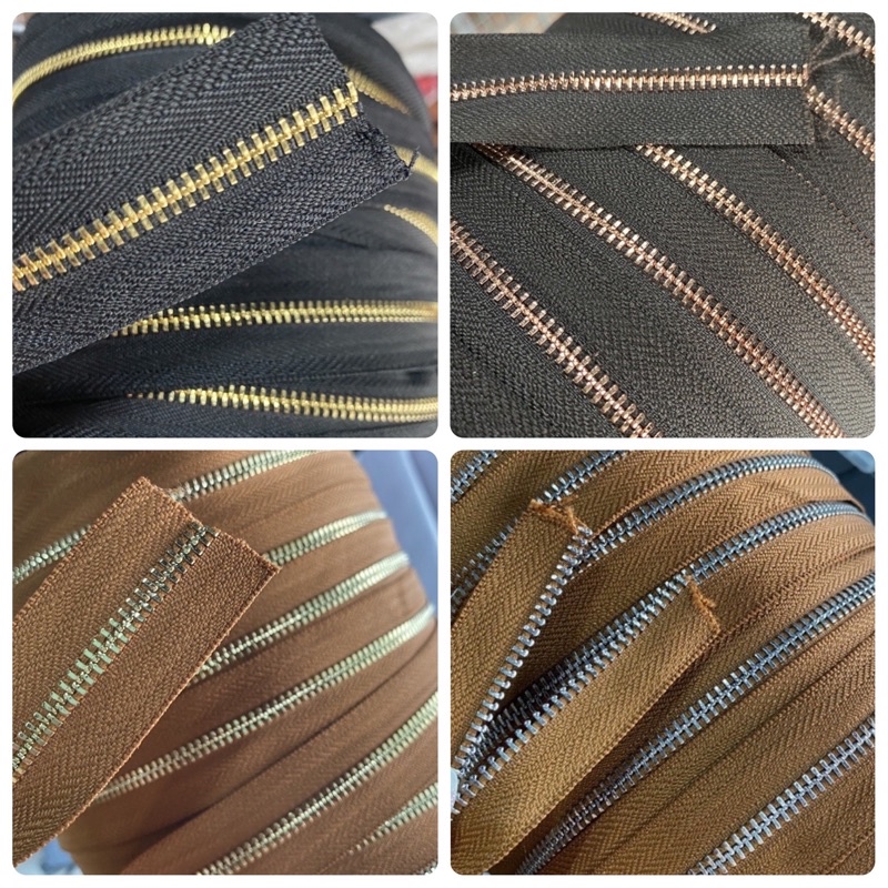 1 meter Metal Zipper Zip Potong/Zip Meter for Leather DIY/Handmade ...