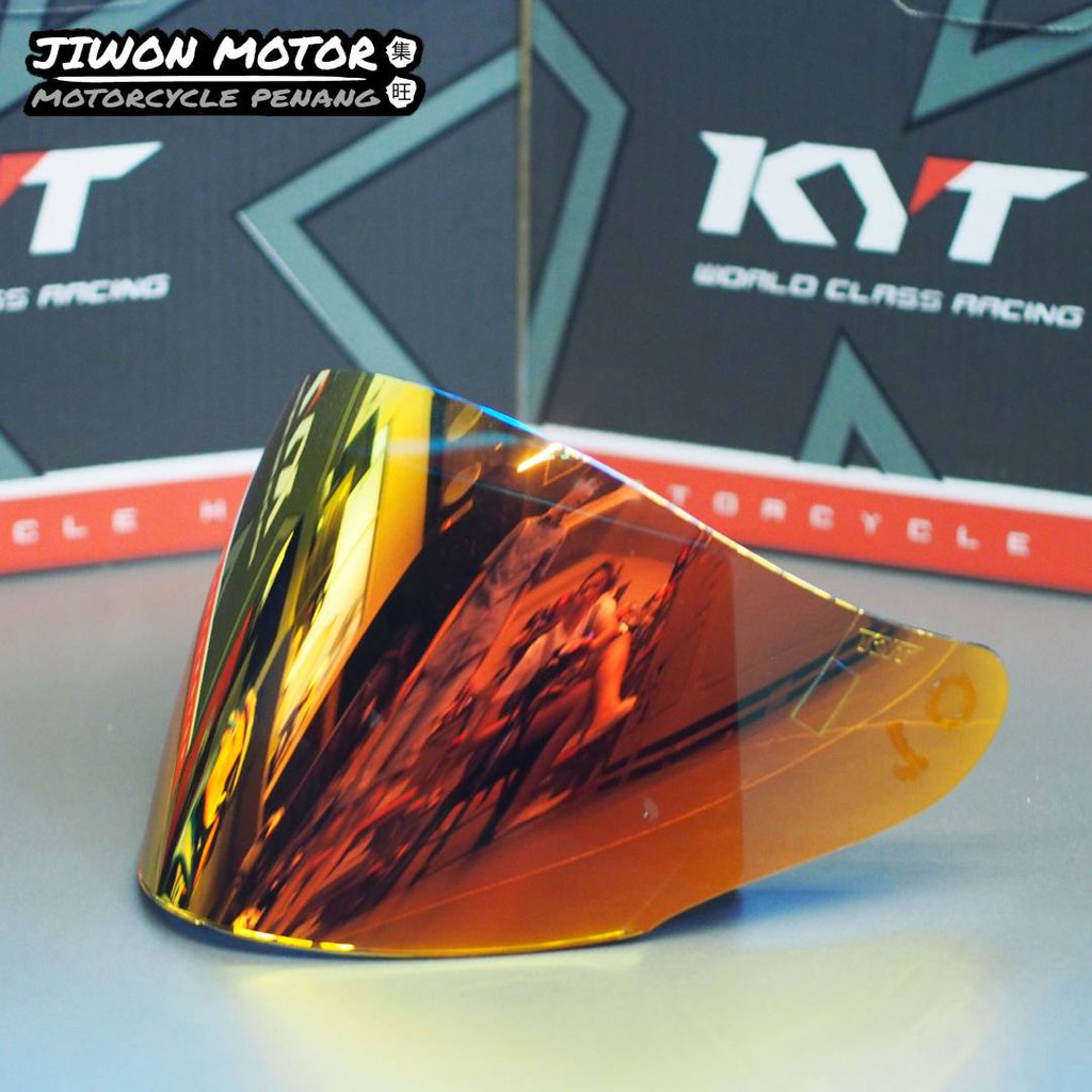KYT VENOM/HELLCAT VISOR🇮🇩 VENOM/HELLCAT HELMET SPAREPART ( ORANGE SIANG ...