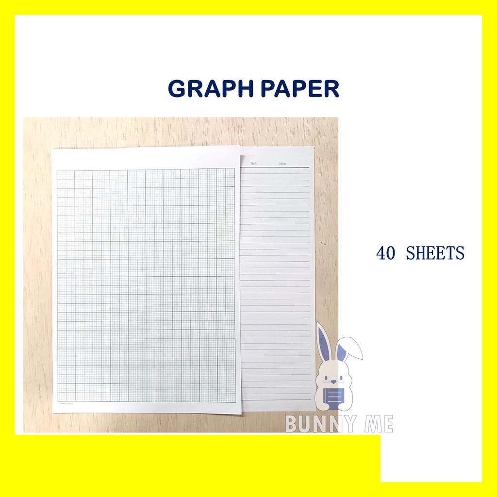 GRAPH PAPER 40'S / 70GSM / A4 / SINGLE SIDED GRAPH WITH SINGLE LINE ...