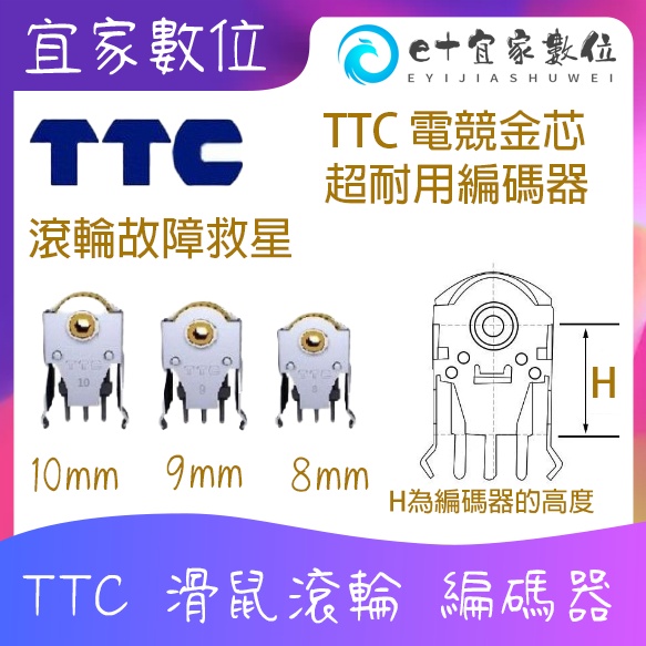 TTC Gaming Mouse Repair Grade Roller Fault Savior Super Durable Gold ...