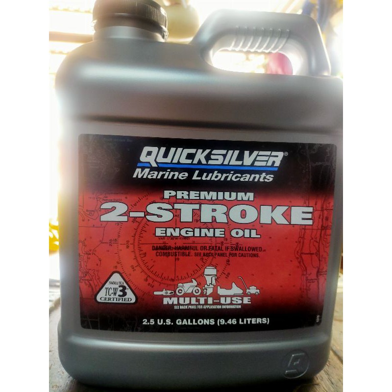 Quicksilver 2 Stroke Lubricant 2t Tcw 3 Outboard Marine Lubricants