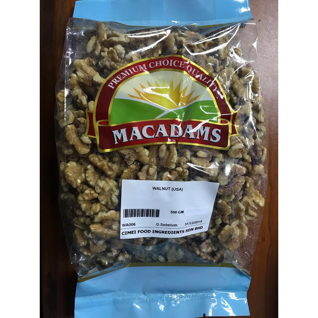 [HALAL] USA Import Premium 500g WAlnut Nuts walnuts Low Carb Diet LCHF ...