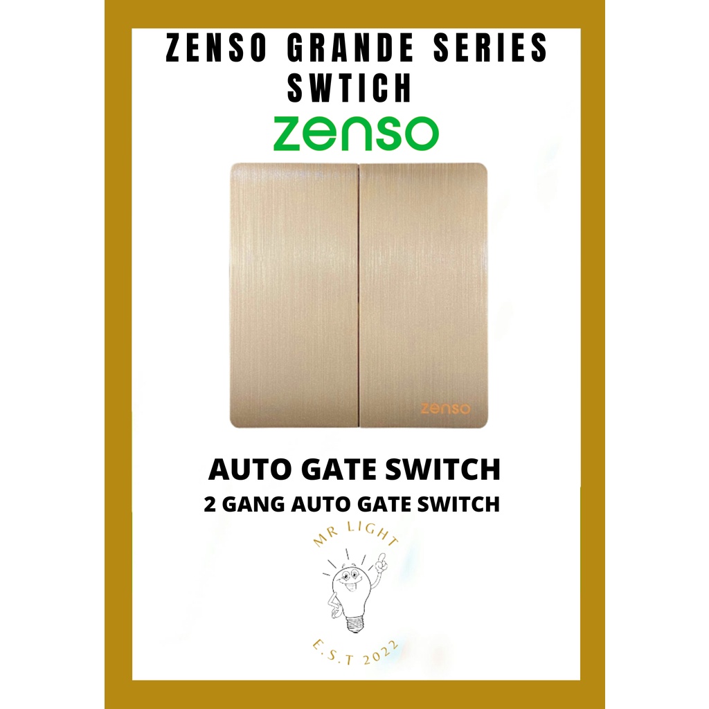 [Sirim] Zenso Grande (Gold) Switch / Switches & Socket Outlet Frameless ...