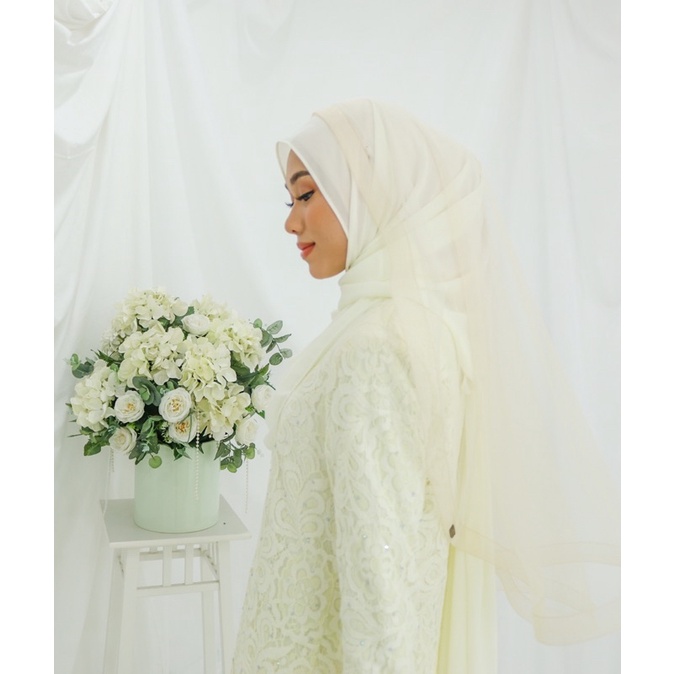 VEIL NET PLAIN VEIL KOSONG TANPA CORAK VEIL TUNANG VEIL KAHWIN VEIL ...
