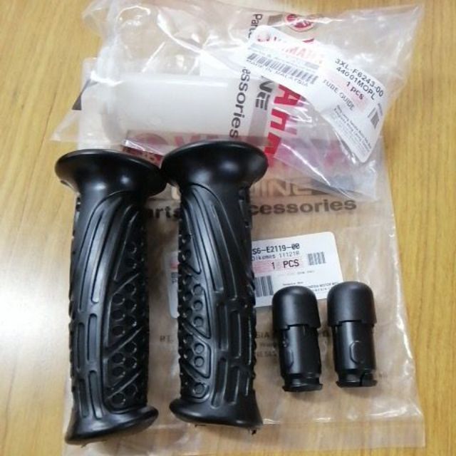 Handle grip + balancer (1 set) Yamaha 125Z 125ZR 125 Y125Z HLY Original ...