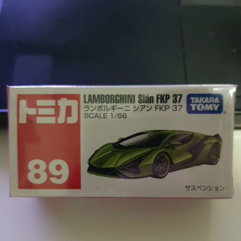 Takara Tomy Tomica No. 89 Lamborghini Sian FKP 37 original 100% | Shopee Malaysia