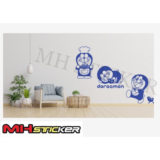 Sticker Wallpaper -Doraemon Home Decor Vinyl Cutting Stickers (Wall ...