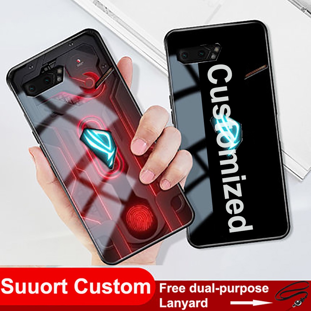 For Asus ROG Phone 5S Glass Phone Case ROG5 ROG3 ROG2 To Map Custom ...