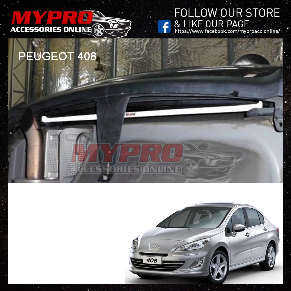 PEUGEOT 408 1.6T '10-'14 (2WD) Side/Other Bar UR-RT2-1952 100%Original Ultra Racing Bar | Shopee ...