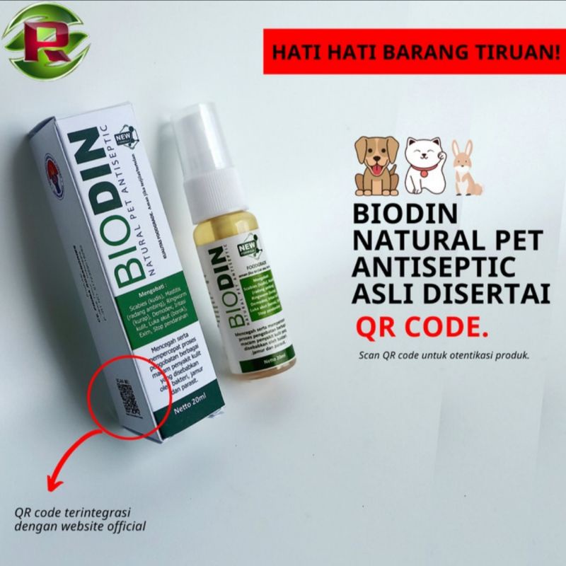 Biodin Spray 20ml Medicine for Scabies, Fungus, Scabies, Flea Bites ...