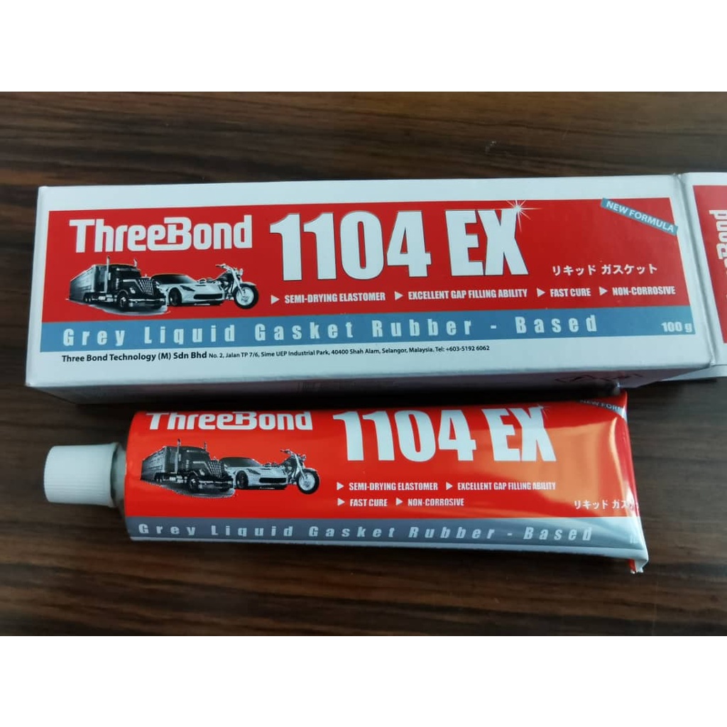 ThreeBond 1104 EX – Grey Liquid Gasket Rubber – 100g | Shopee Malaysia