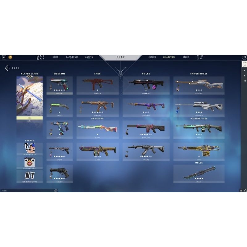 Valorant Account (2 Knife skins + more) | Shopee Malaysia