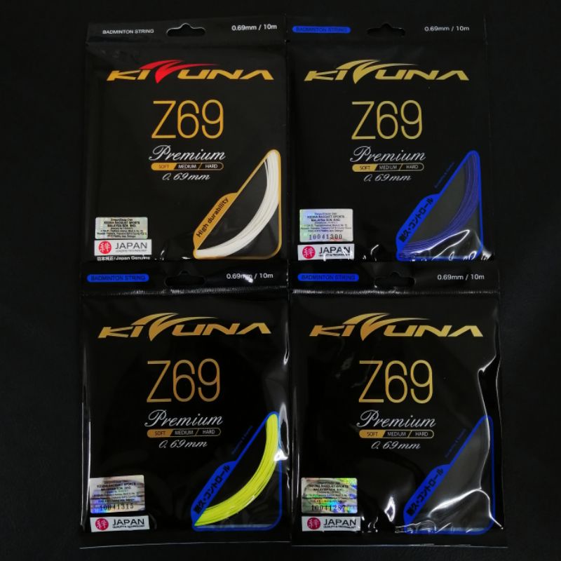 KIZUNA Badminton String Z69 (100% Original ) Made in Japan | Shopee ...