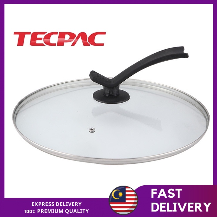TECPAC 32Cm Wokpan Glass Lid | Shopee Malaysia