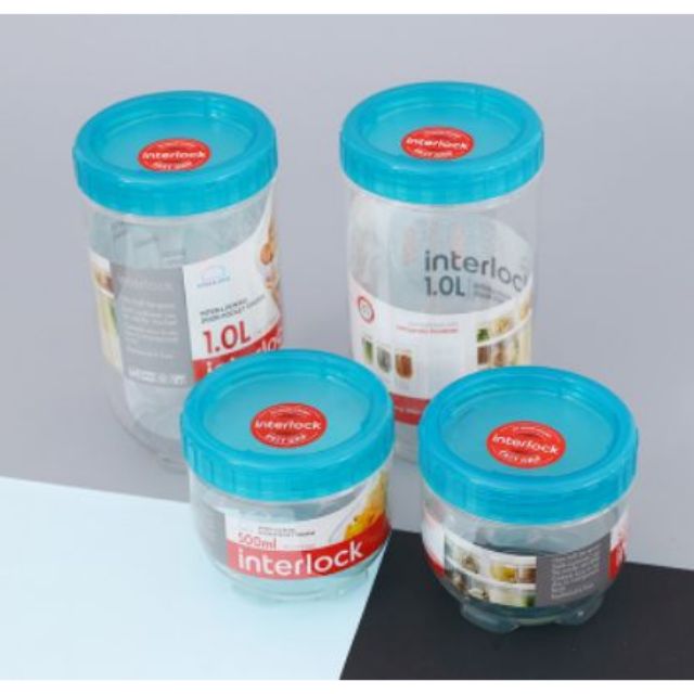 LOCK & LOCK Interlock LOCK STORAGE BOX&LOCK-INL301S3 (white lid ...