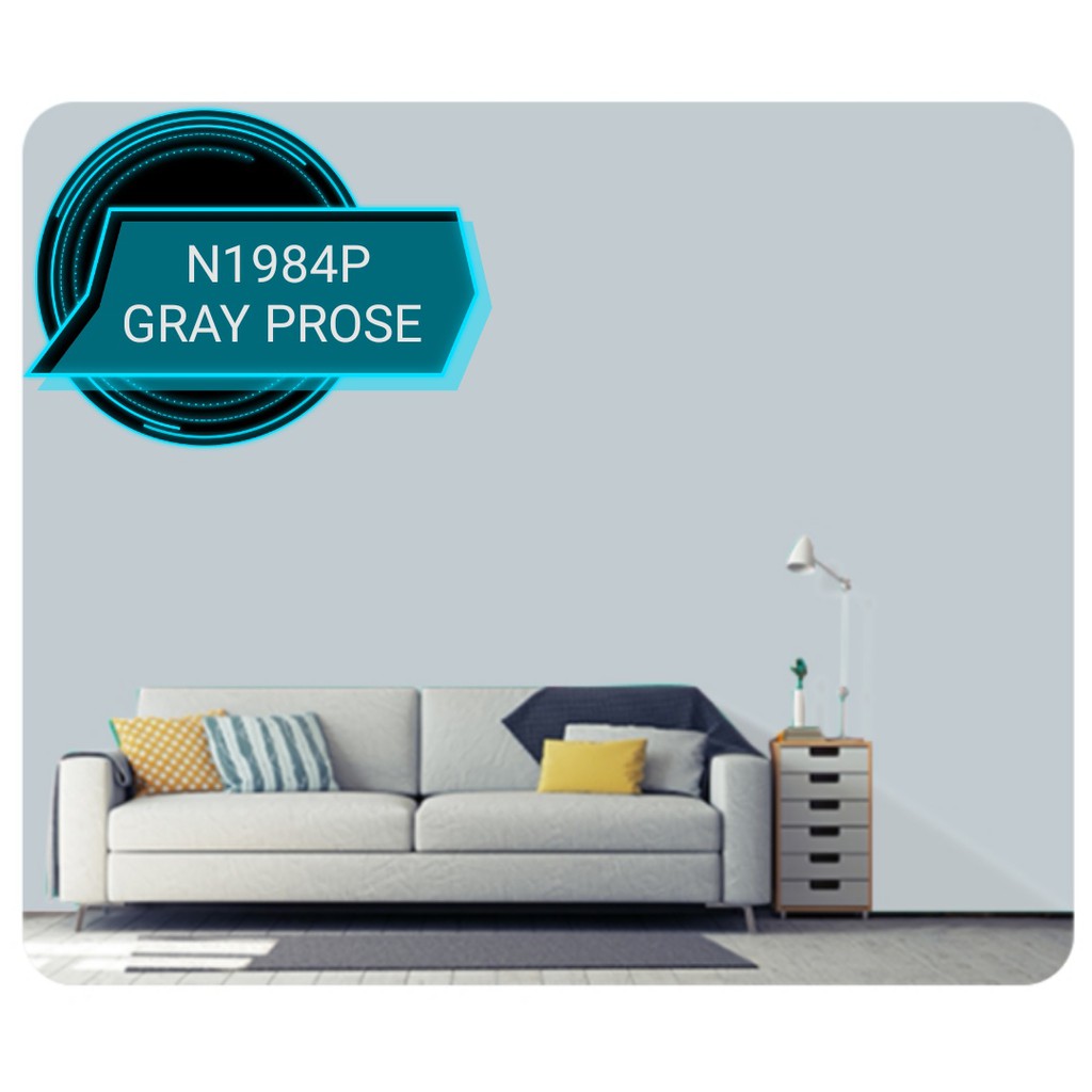 NIPPON Exterior paint Q-Shield 5 Liter - N1984P GRAY PROSE/ 719 ...