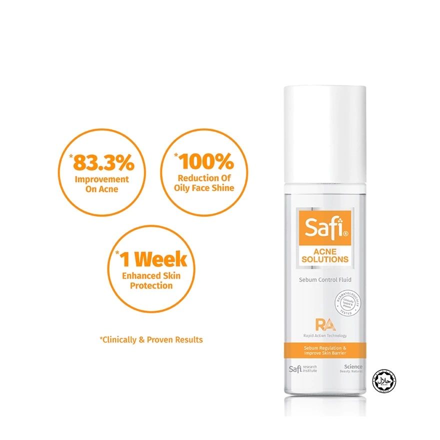 SAFI Acne Solution Sebum Control Fluid 100ml(W) | Shopee Malaysia