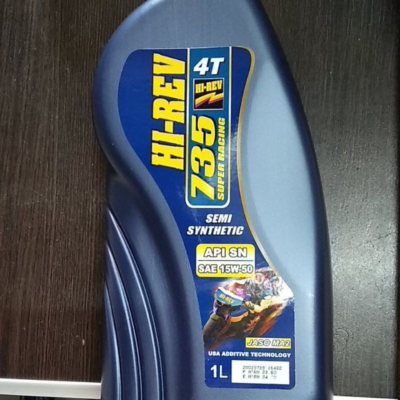 Hi rev 735 4T SAE 15W50 (22065) | Shopee Malaysia