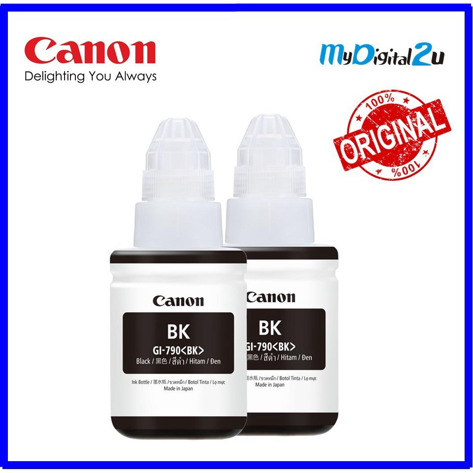 Canon GI-790 Ink:GI-790 BK/GI-790C/GI-790M/GI-790Y - G Series Printer ...