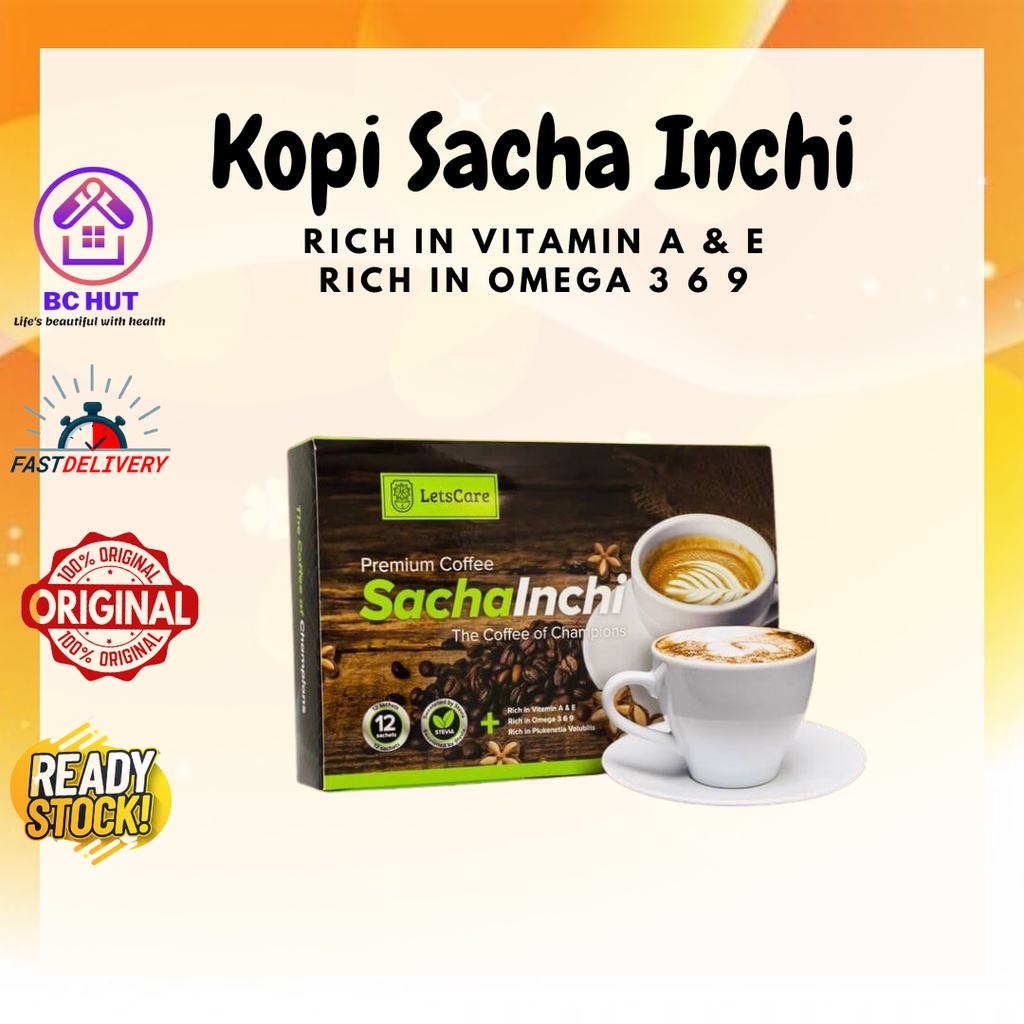 LETSCARE Kopi Premium Sacha Inchi Coffee Kopi No 1 Masalah 3 serangkai ...