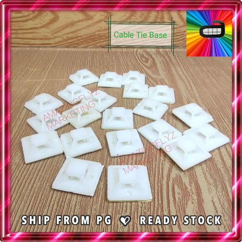 Spare Part Cable Tie Mount Base Small / Big (1pcs) | Shopee Malaysia