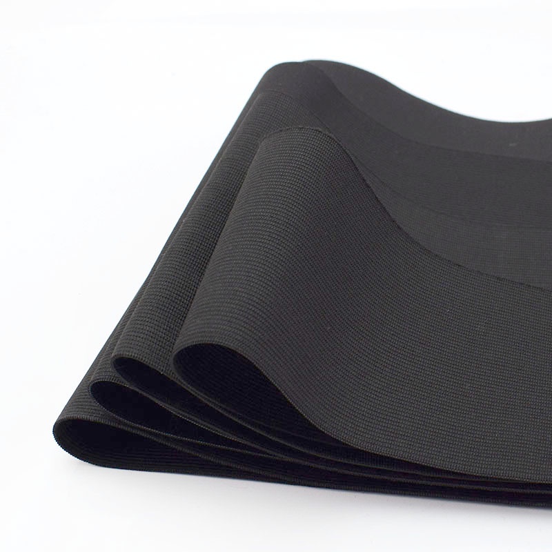 1Meter 10-30cm Black White Elastic Band Polyester Stretch Webbing Belt ...