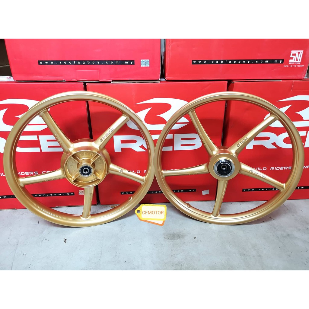 LC135 / LC5S / Y125Z SP522 (185/250x17) RACING BOY RCB SPORT RIM - GOLD ...